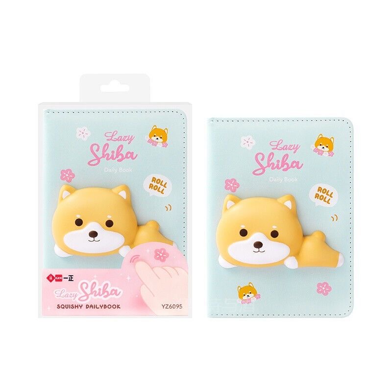 Notebook with Squishy Animals Stress Relief Pen,Soft Squishy Cover ...